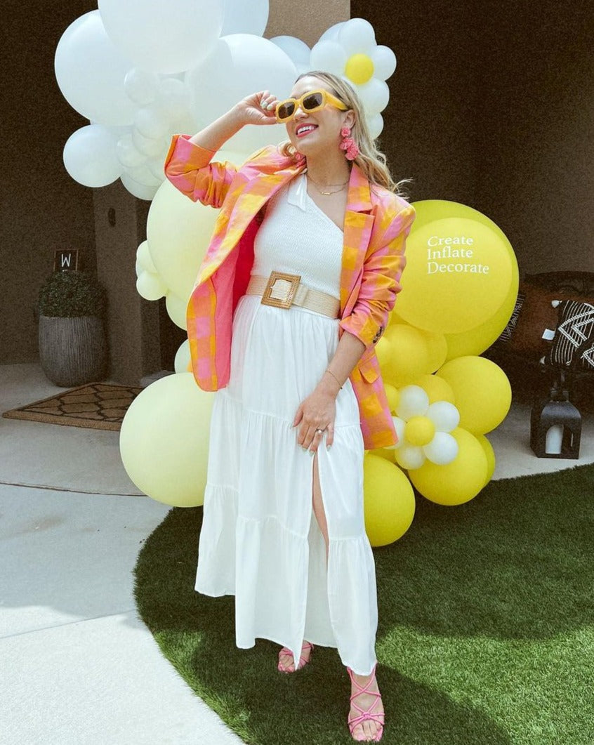 MEROKEETY One Shoulder Sleeveless Pleated Split Midi Dress – Merokeety