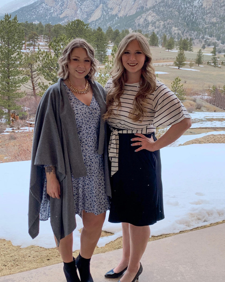 MEROKEETY Striped Tie Waist Swing Midi Dress – Merokeety